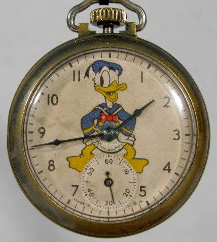 289: Donald Duck Pocket Watch, Circa 1939
