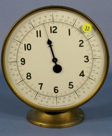 33: 10 1/2" One Hand Clock Co. Clock - Jul 11, 2009 | Tom Harris ...