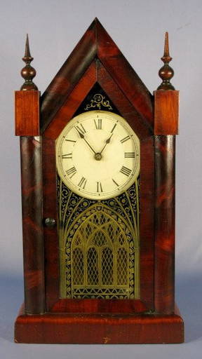 Jerome & Co. Sharp Gothic Steeple Clock