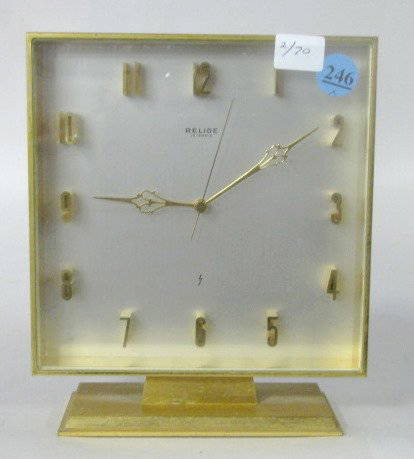 Relide 15J Battery Operated Clock - Oct 02, 2009 | Tom Harris Auctions ...