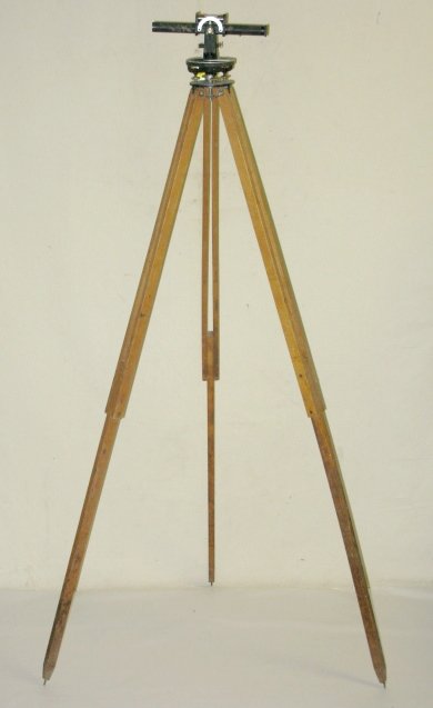 5: Vintage Unmarked Transit and Tripod
