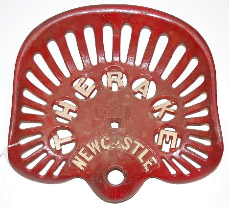 Cast Iron The Rake Implement Seat