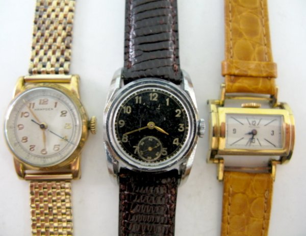 350: Swiss, Accro Bond & Hampden Wrist Watches