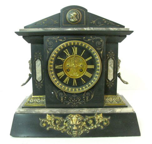 French Slate & Marble Mantle Clock Price Guide