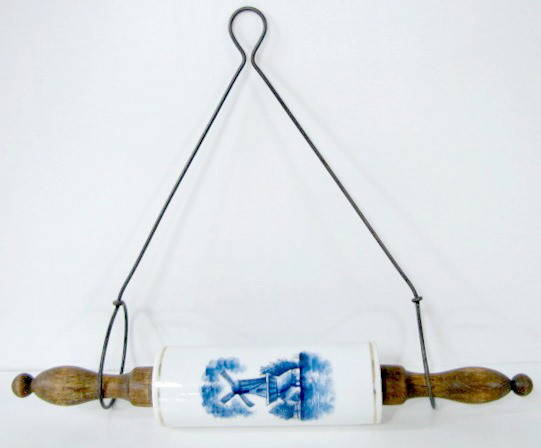 Delft Decorated China Rolling Pin