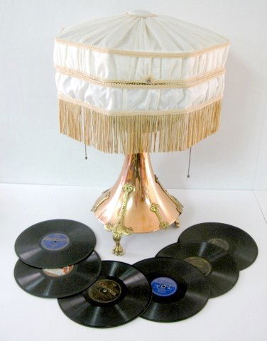 Burns & Pollock Electric Phonograph Lamp