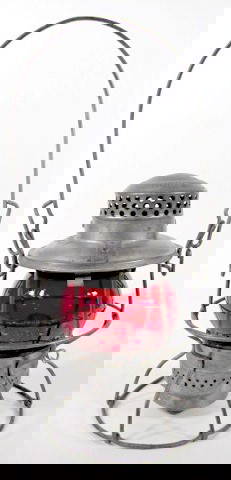 C. St. P.M.&O Red Railroad Lantern - Oct 12, 2010 | Tom Harris Auctions ...