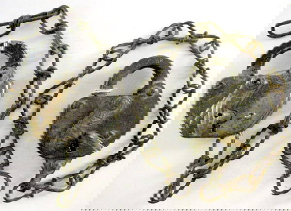 2 Adlake Railroad Padlocks: Pc & Icrr