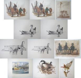 274: 11 Unframed Prints by R. Dorman & Others