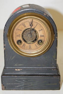 Terry Clock Co. Round Top Iron Front Wall Clock Price Guide