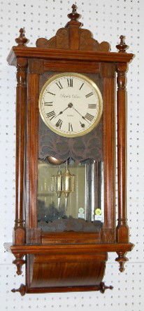 238: Jerome Antique Wall Clock, Birkle Bros. London