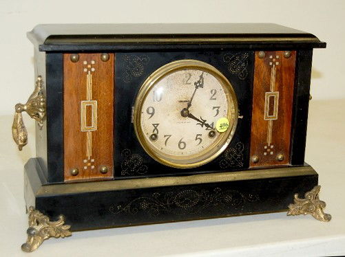 Gilbert Black Enamel Mantle Clock Price Guide