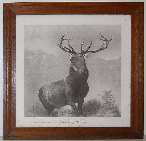 Hartford Fire Insurance Stag Engraving