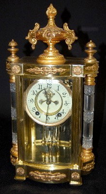 Ansonia “Jupiter” Mantel Clock w/ Calendar. Price Guide