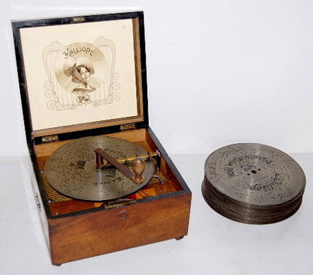 ANTIQUE GERMAN KALLIOPE MUSIC BOX, 13" DISC - Dec 13, 2009 | Austin ...