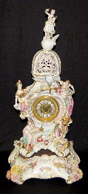 Dresden Porcelain Mantle Clock Price Guide