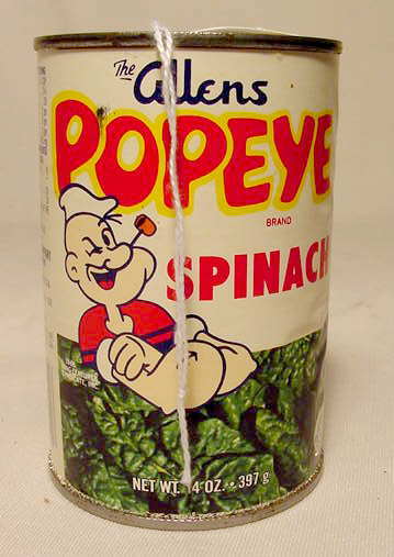565: Popeye Spinach Can - Allen Canning Co. NR - Aug 13, 2005 | Tom ...