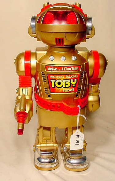 1986 Battery Operated Gold Toby Robot NR - Aug 13, 2005 | Tom Harris ...