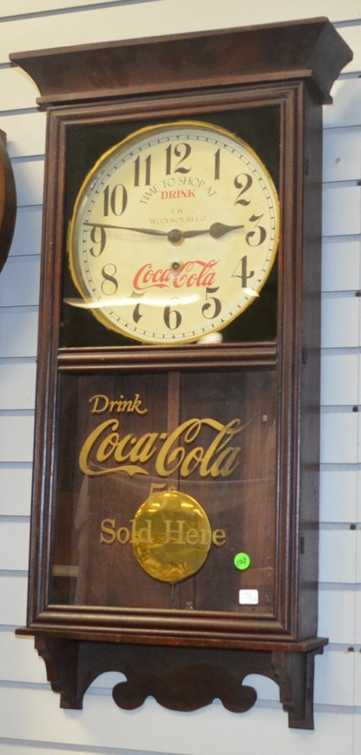 Gilbert Store Reg. Coca Cola Adv. Clock Auction