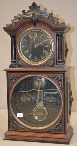 Ithaca 3 1/2 Calendar Clock