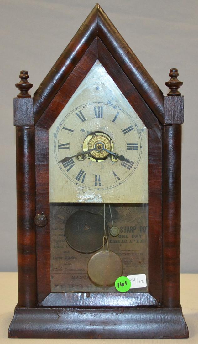 Jerome Steeple Calendar Clock Auction