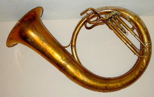 249: Early Brass Helicon Engraved Tuba - Nov 17, 2012 | Tom Harris ...