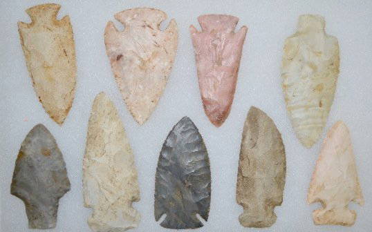9 Native American Points And Blades