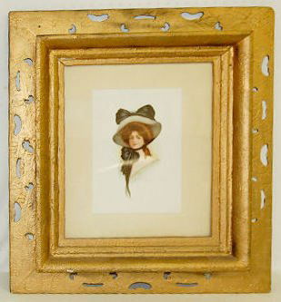 1908 Archie Gunn Framed Gibson Girl Style Print