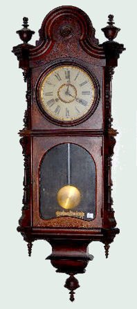Welch Walnut "No. 5 Kellogg" Regulator Clock