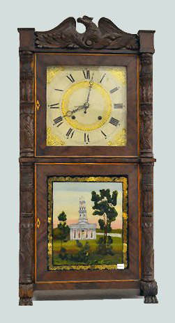 Henry Terry Wood Works American Shelf Clock
