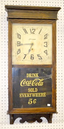Sessions Oak "Coca Cola" Regulator Clock