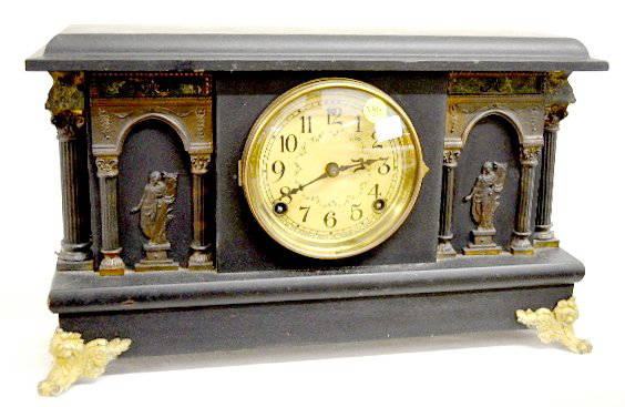 Sessions "mozart" Black Mantel Clock