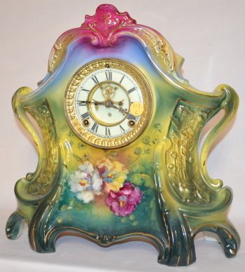 Ansonia (La Layon) Porcelain Mantle Clock Price Guide