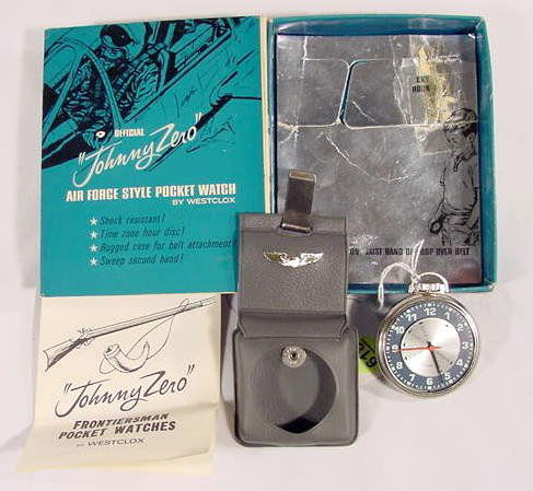 Official Johnny Zero Pocket Watch: Air Force Style