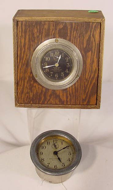 Two Keyless Auto Clock Co. Car Clocks NR