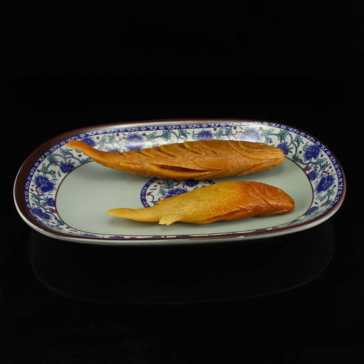 Shoushan Stone Fried Fish Statue Come With Plate
