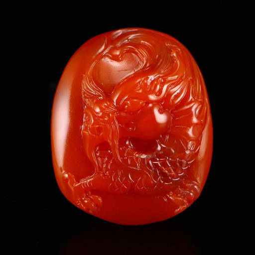 Superb Chinese Natural Nan Hong Agate Pendant - Dragon - Nov 18, 2018 ...