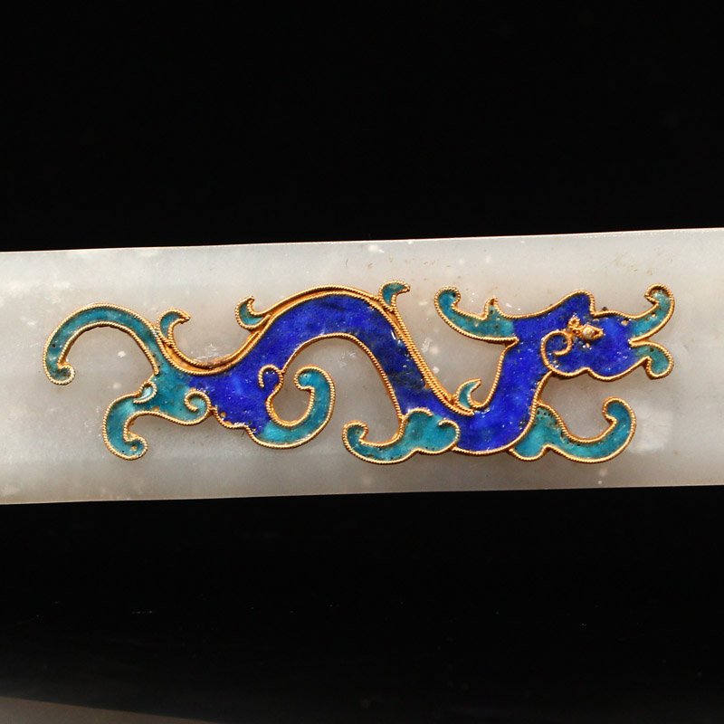 A Pair Chinese Gold Wire Enamel Inlay Hetian Jade Sword - Dec 31, 2018 ...