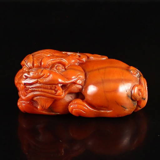 Fine Chinese Natural Zhan Guo Hong Agate Pendant