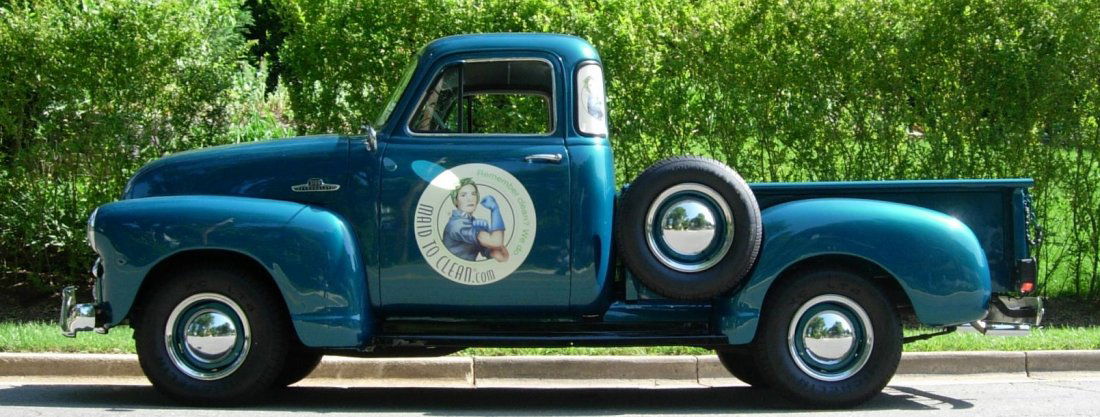 Beautifully Restored Blue 1954 Chevy 3100 Pickup