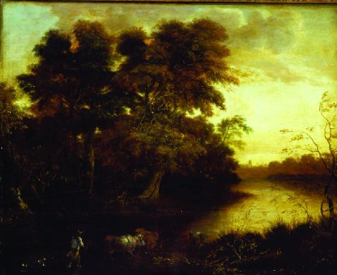 Circle Of Adam Pynacker Drover In A Stream With D