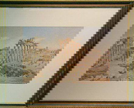 Roberto Gigli Italian, 1846 1922 View Of The Roma