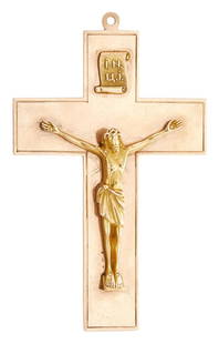 Medieval Gold Pectoral Cross With Ruby