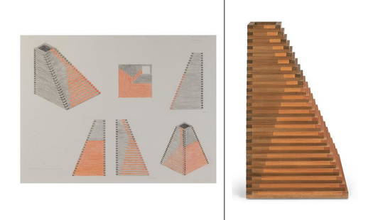 Jackie Ferrara (b. 1929, American), Sculpture