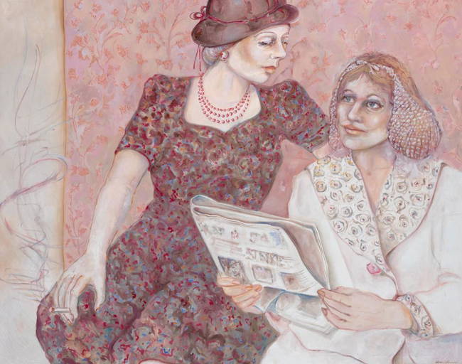 Ann Chernow American, b. 1936 The Morning Paper - Jul 15, 2021 | Doyle ...