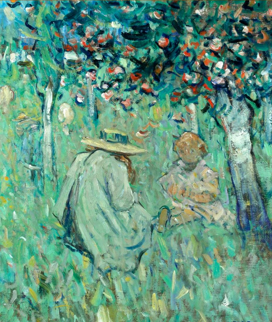 Abel Bertram American, 1871 1954 In The Orchard