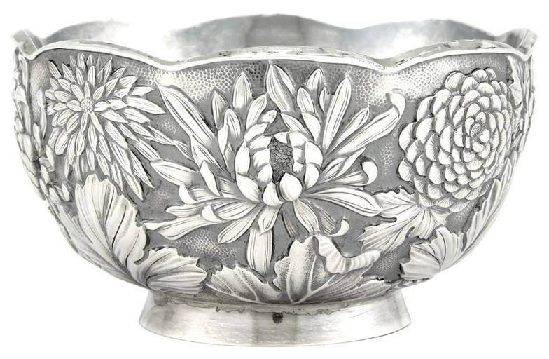 Japanese Silver Bowl