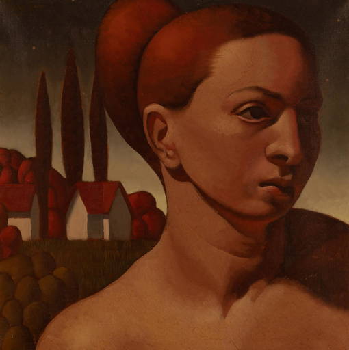 Ed (edward) Povey American, B. 1951 The Three Trees,