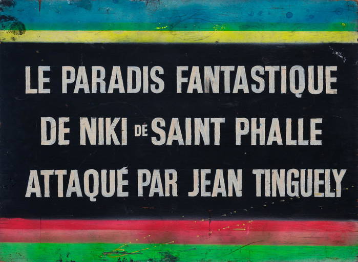 Larry Rivers American, 1923-2002 Sign for Le Paradis Fantastique, circa ...