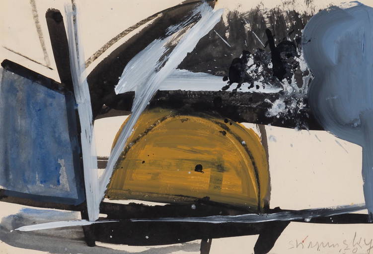 Harold Shapinsky American, 1925-2004 Untitled, 1950 (#0076) on Jun 08 ...